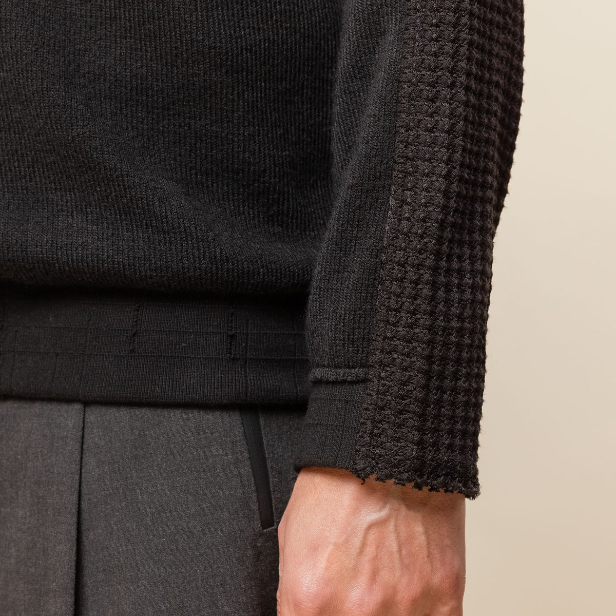 XLIM - EP.8 01 Knit Sweater - Black | T.T.O.O