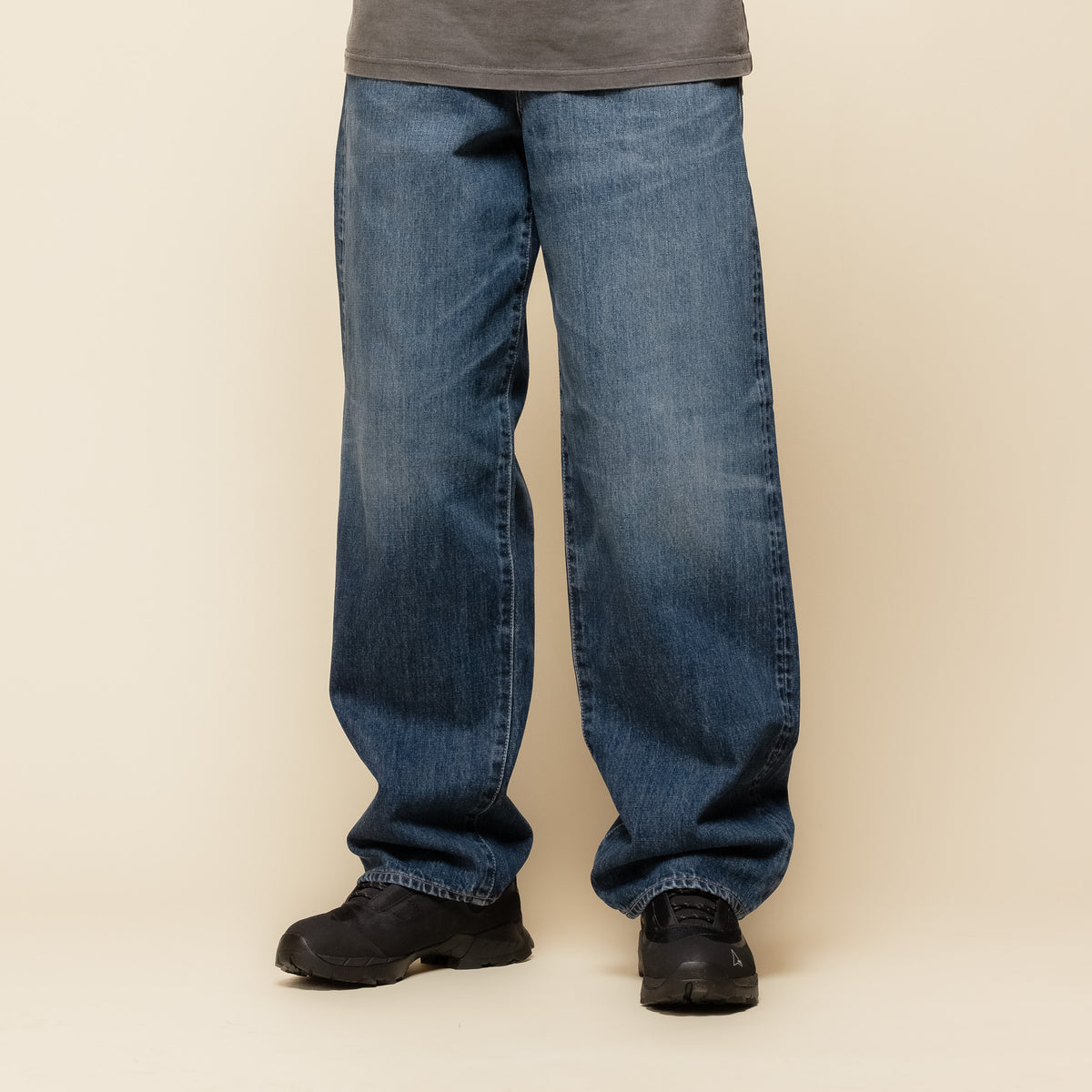 Edwin Jeans - Made in Japan Wide Pant - Blue Dark Used | T.T.O.O