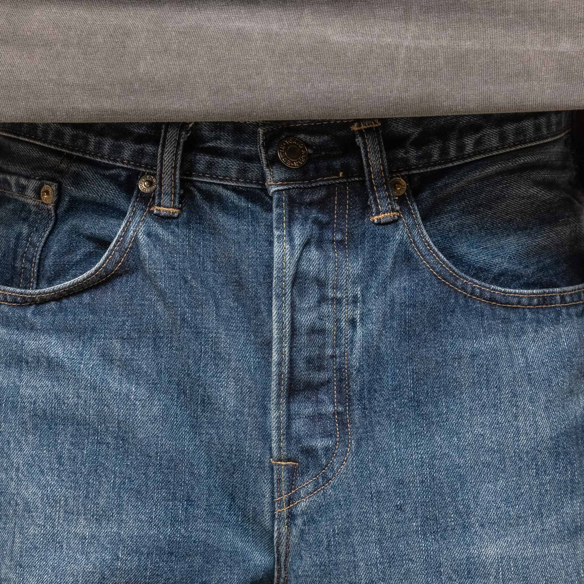 Edwin Jeans - Made in Japan Wide Pant - Blue Dark Used | T.T.O.O