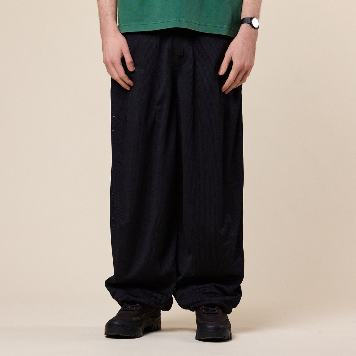 Merely Made - US Mesh Nomadic Pants - Cool Black | T.T.O.O