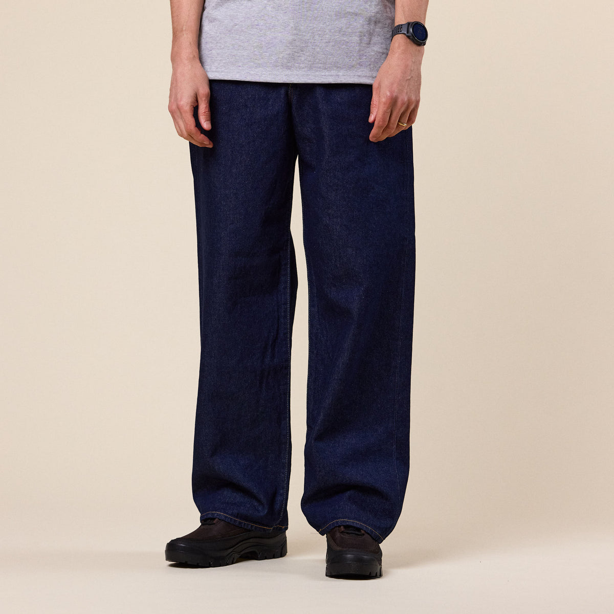 Edwin Jeans - Made in Japan Wide Pant (Kaihara 12.5oz) - Blue Rinsed ...